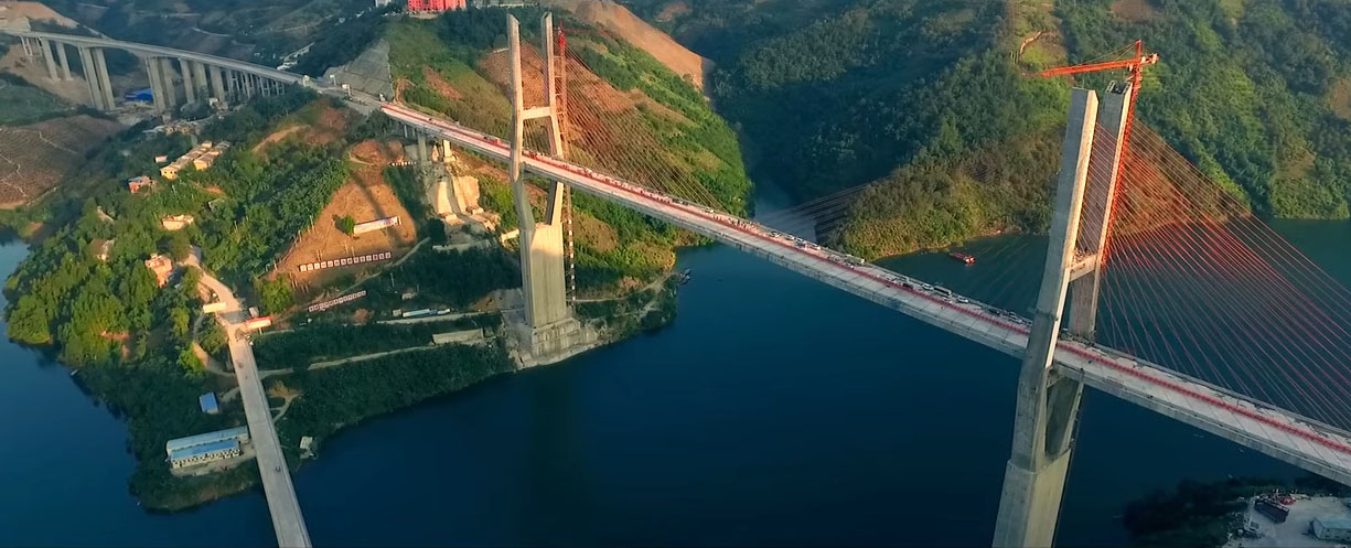 File:Beipanjiang Bridge Wang'anDroneView.jpg - HighestBridges.com