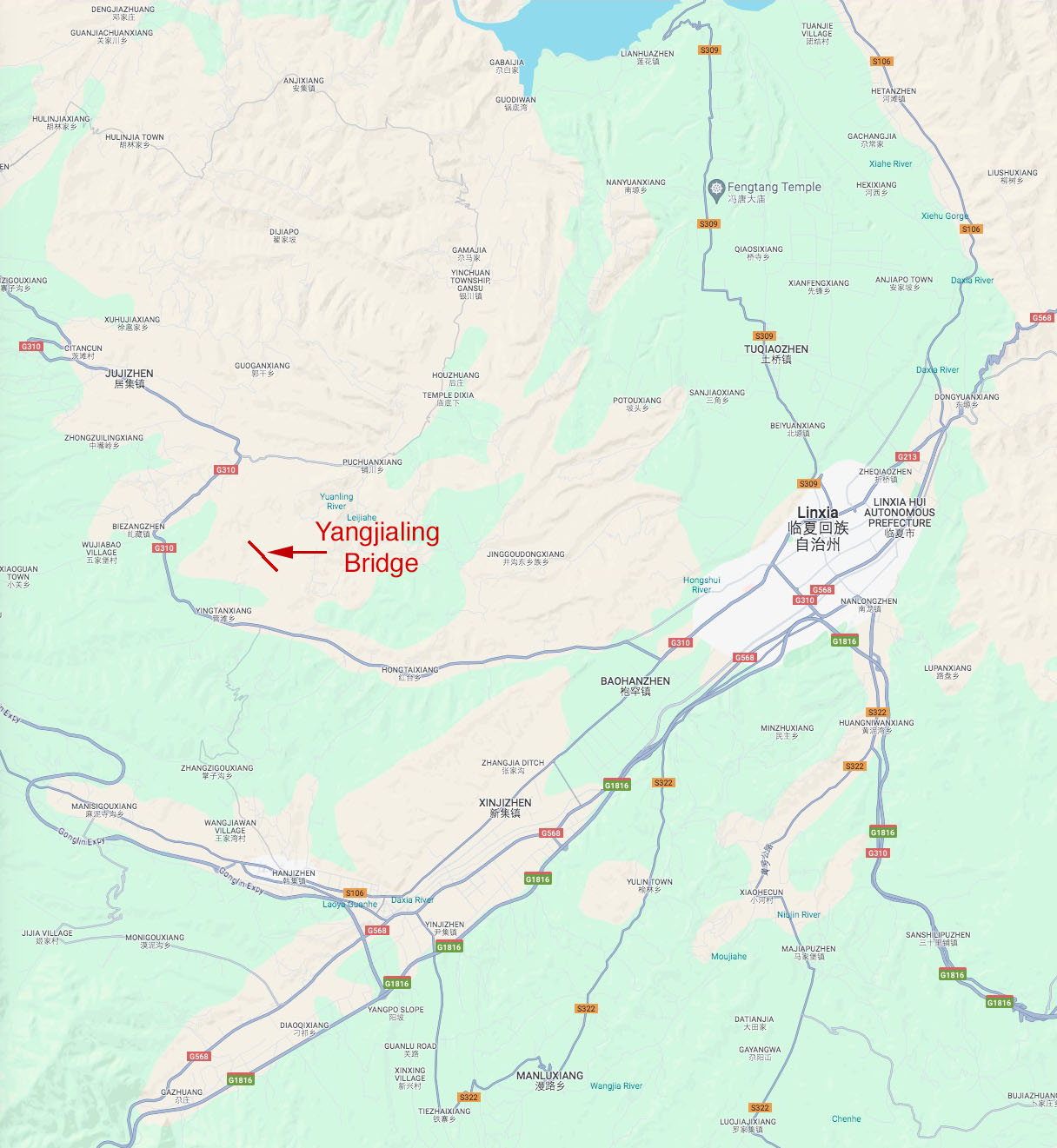 File:YangjialingLocationMap.jpg - HighestBridges.com